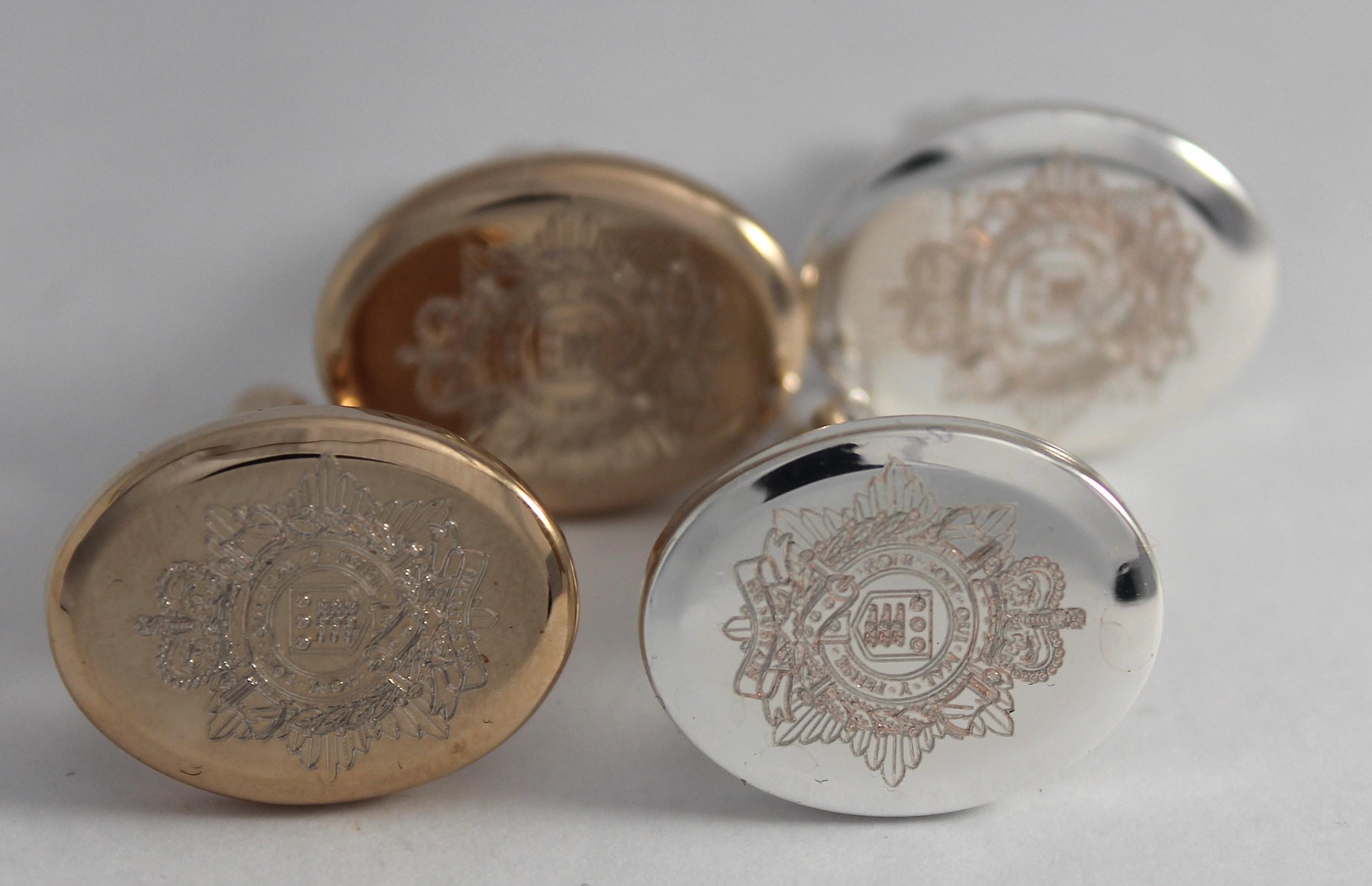 RLC Engraved Cufflinks