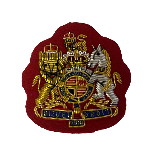 WO1 Badge for Mess Dress - All colours (black, red, grey, maroon, blue)
