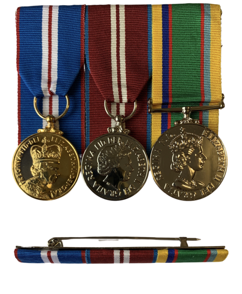 Full Size Set QGJM, QDJM, Cadet Forces Medals & Pin Ribbon Bar - The ...