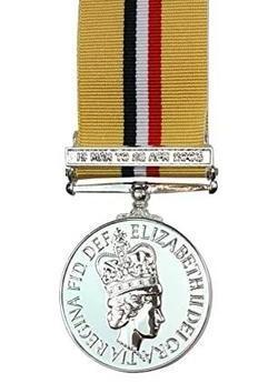 Op Telic 1 Iraq Medal with date clasp Miniature - The Mess Dress Ltd